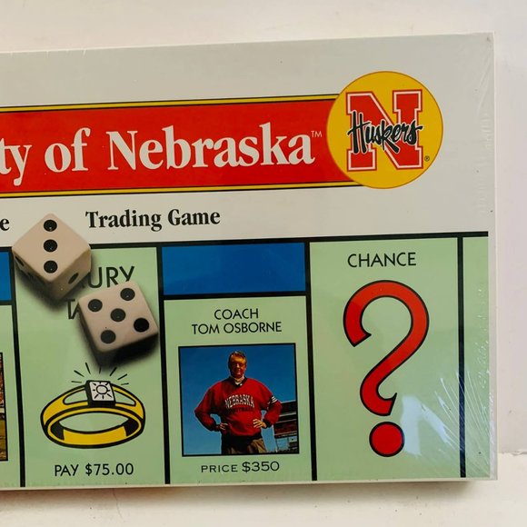 Hasbro | Games | Vintage Monopoly University Of Nebraska Authorized ...